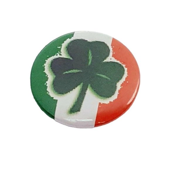 Jewelry | Vintage Button Pin Irish Lucky Shamrock Clover St Patricks ...